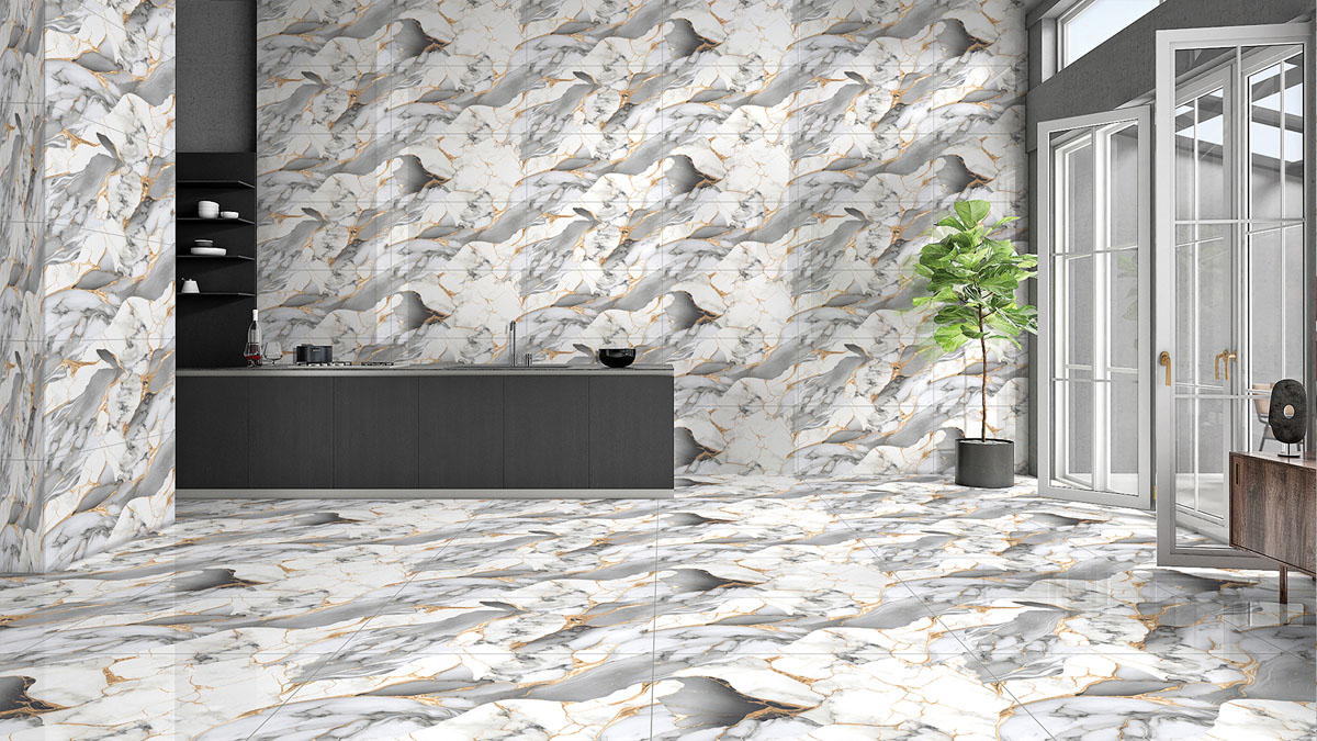 Gold Endless – Kerastone Tiles