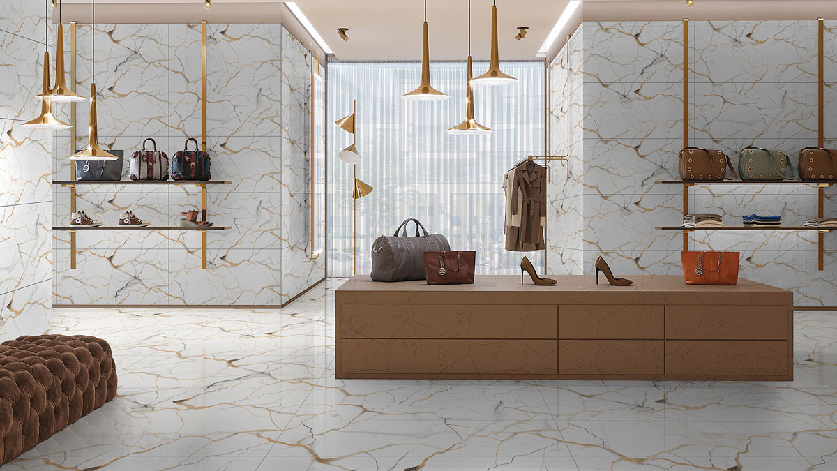 Gold Endless – Kerastone Tiles